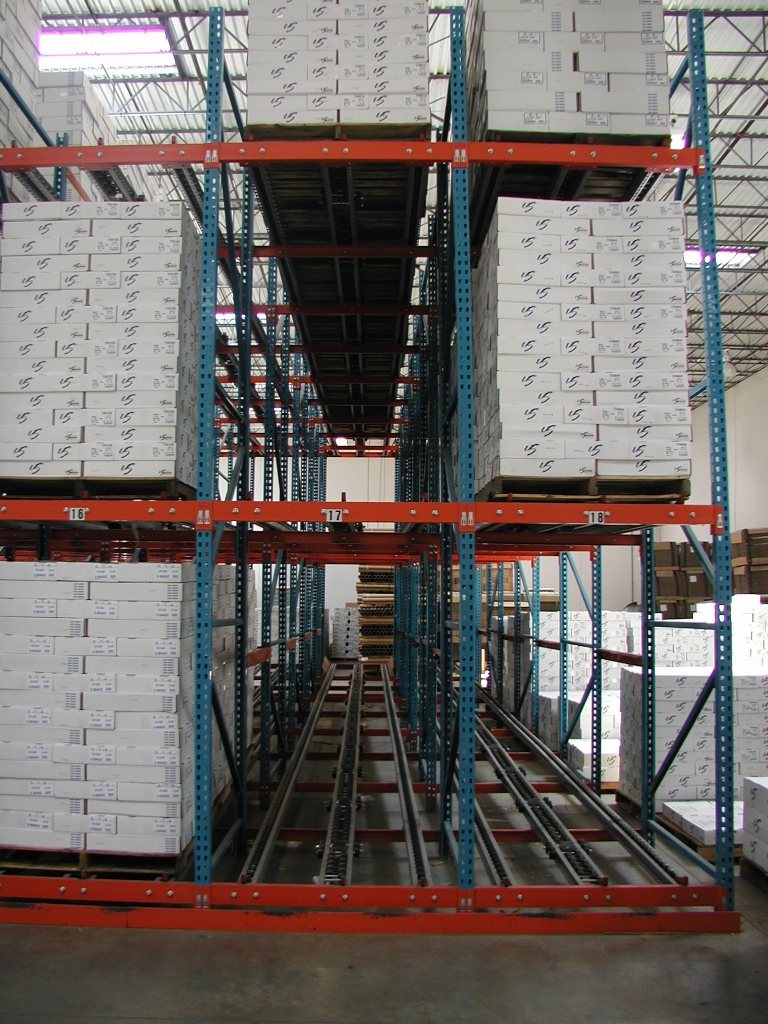 Deep Lane Pallet Flow Bay - Concentric Storage Systems