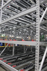 Pallet Flow Lanes Poly Wheels - Concentric Storage Systems