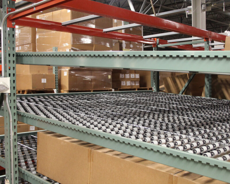 D2 Side View Carton Flow - Concentric Storage Systems