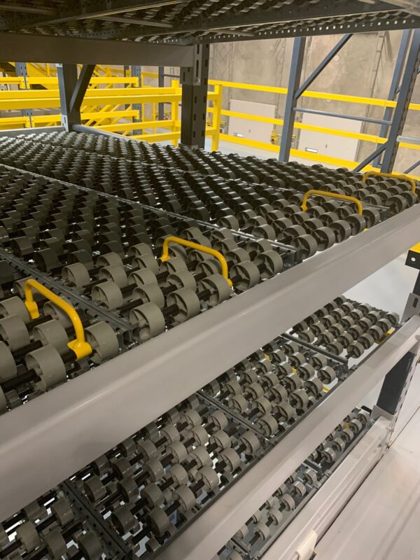 Lane Indexers Separate Product in Carton Flow - Concentric Storage Systems