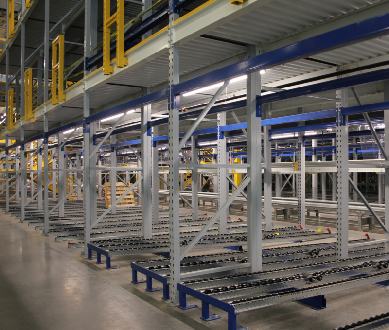 Floor Level Pick Module Pallet Flow - Concentric Storage Systems