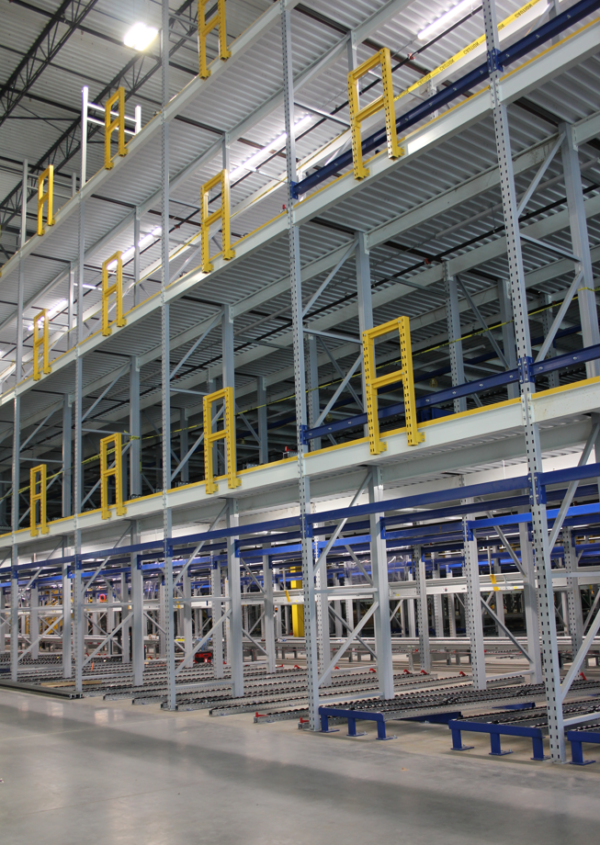 Multi-Level Pallet Flow Lanes - Concentric Storage Systems