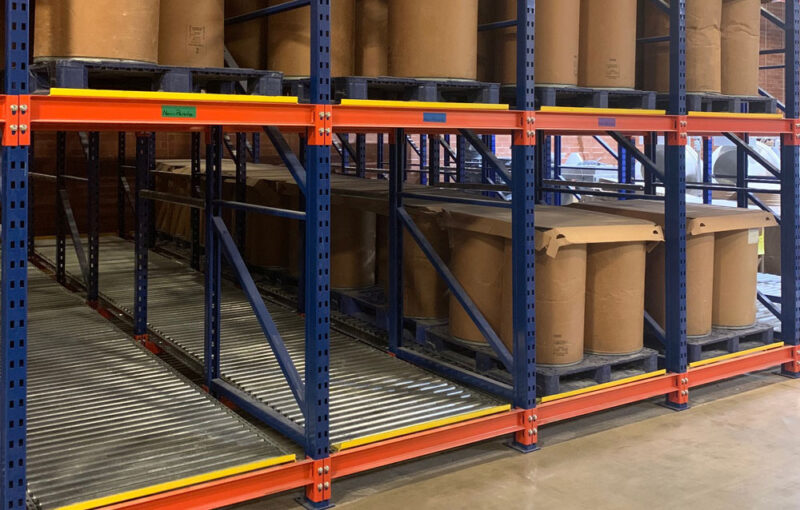 Push Back Rack - Concentric Storage Systems